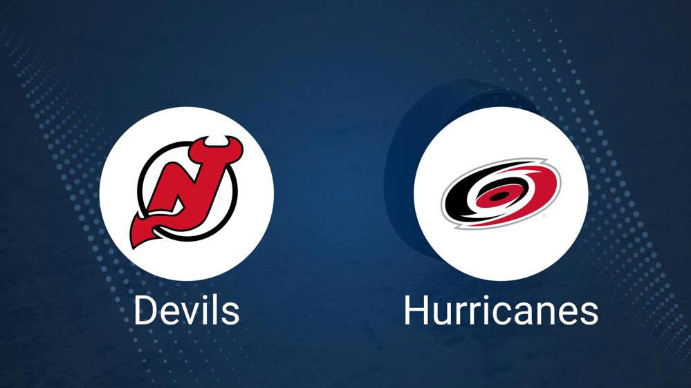 Where to Watch New Jersey Devils vs. Carolina Hurricanes on TV or ...