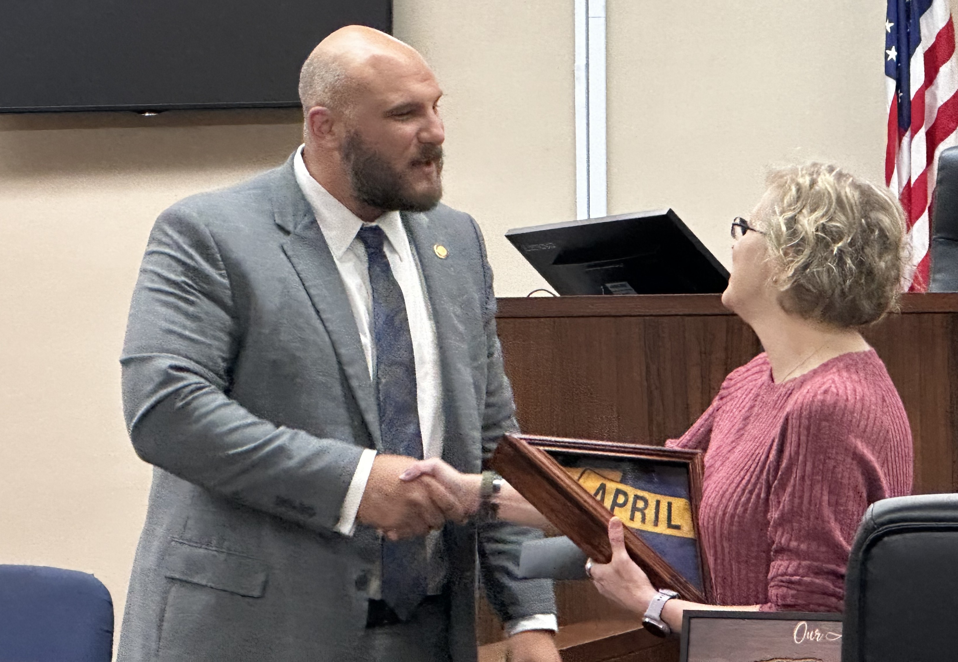 Stanly telecommunicator receives Order of the Long Leaf Pine award ...